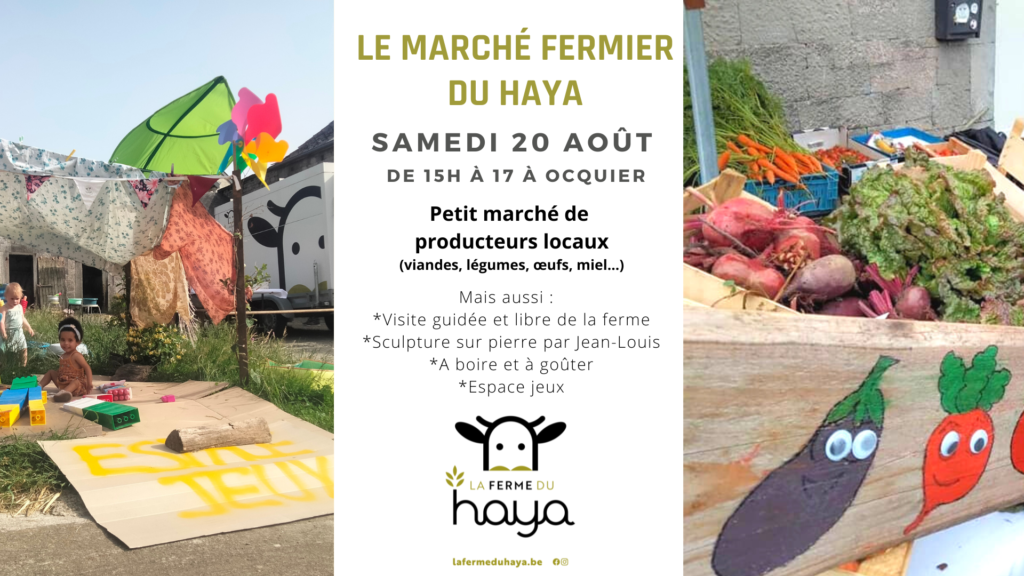 Le marché fermier d'août - La Ferme du Haya